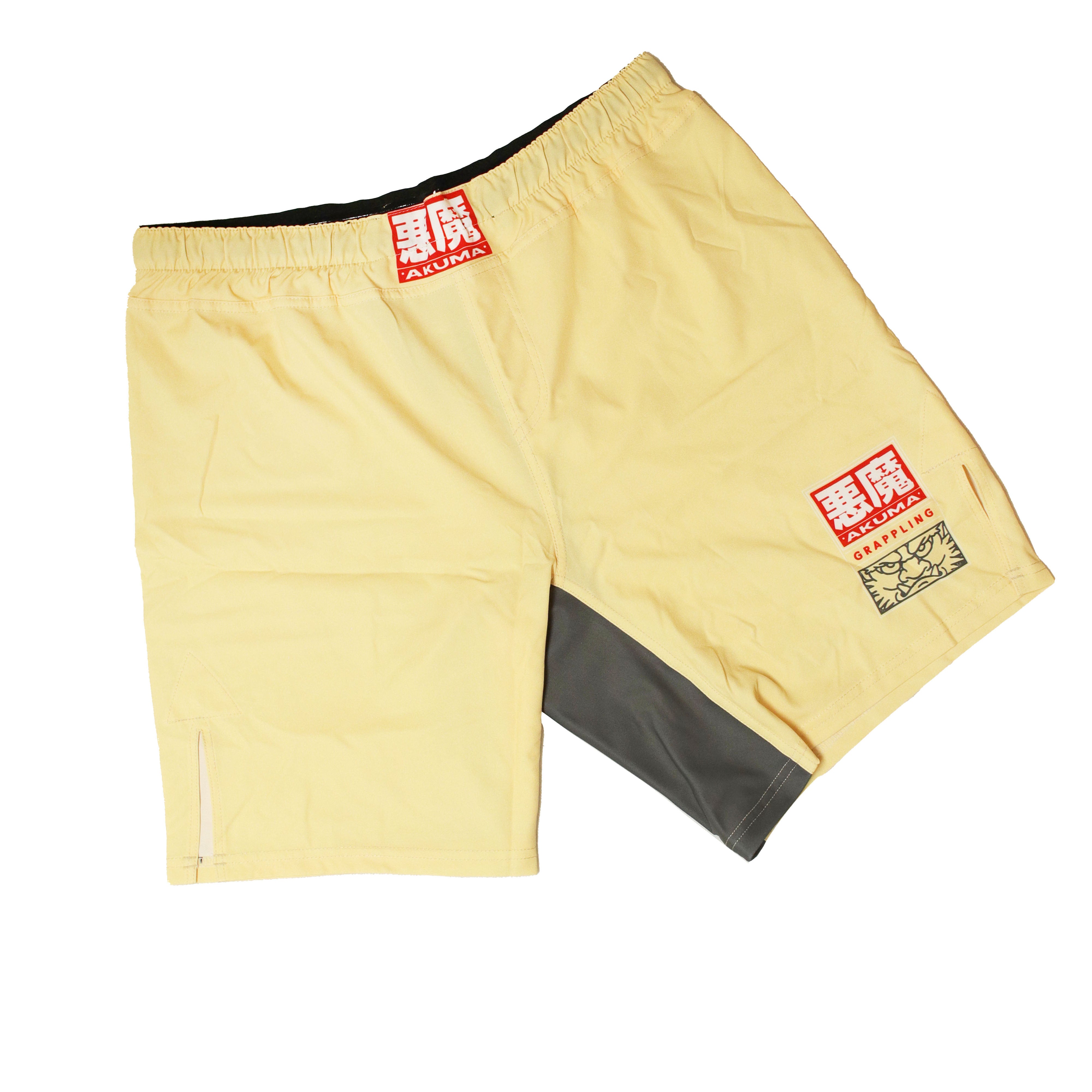 Oni Collection - Grappling Shorts – Bone – Akuma Fightwear